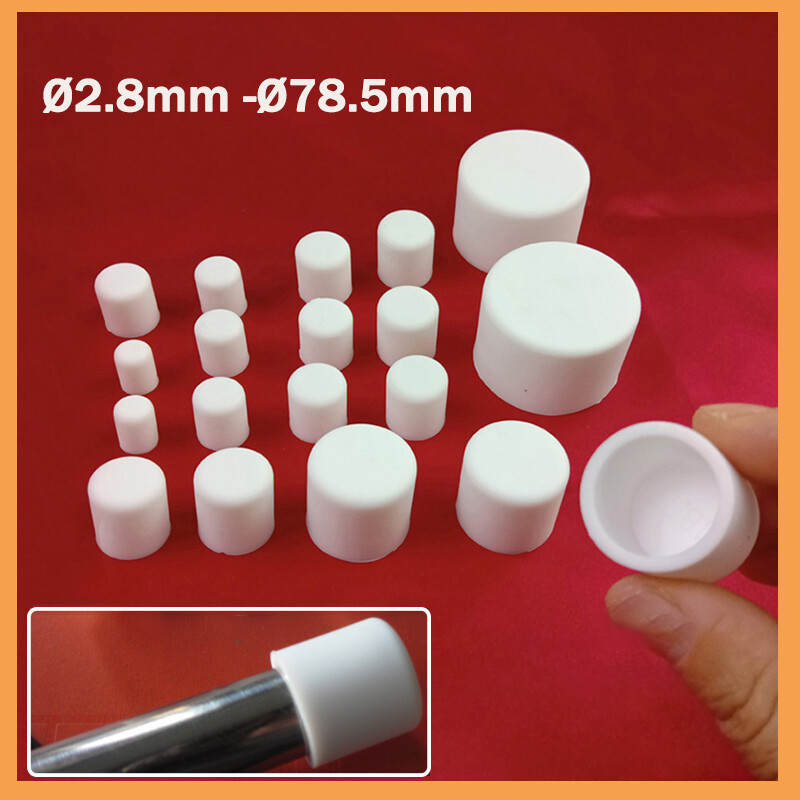 White Round Rubber End Caps Rods Table, Feet, Tube, Pipe ,Cover Cap ...