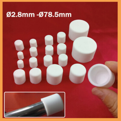 White Round Rubber End Caps Rods Table, Feet, Tube, Pipe ,Cover Cap ...