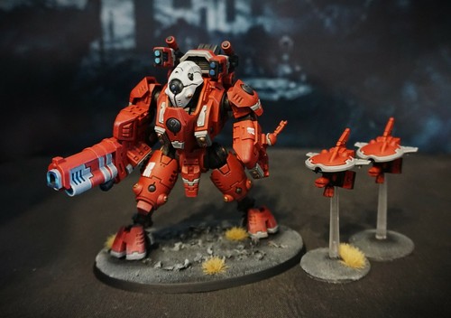 XV95 Ghostkeel Battlesuit painted Warhammer 40k Farsight Enclaves T'au ...