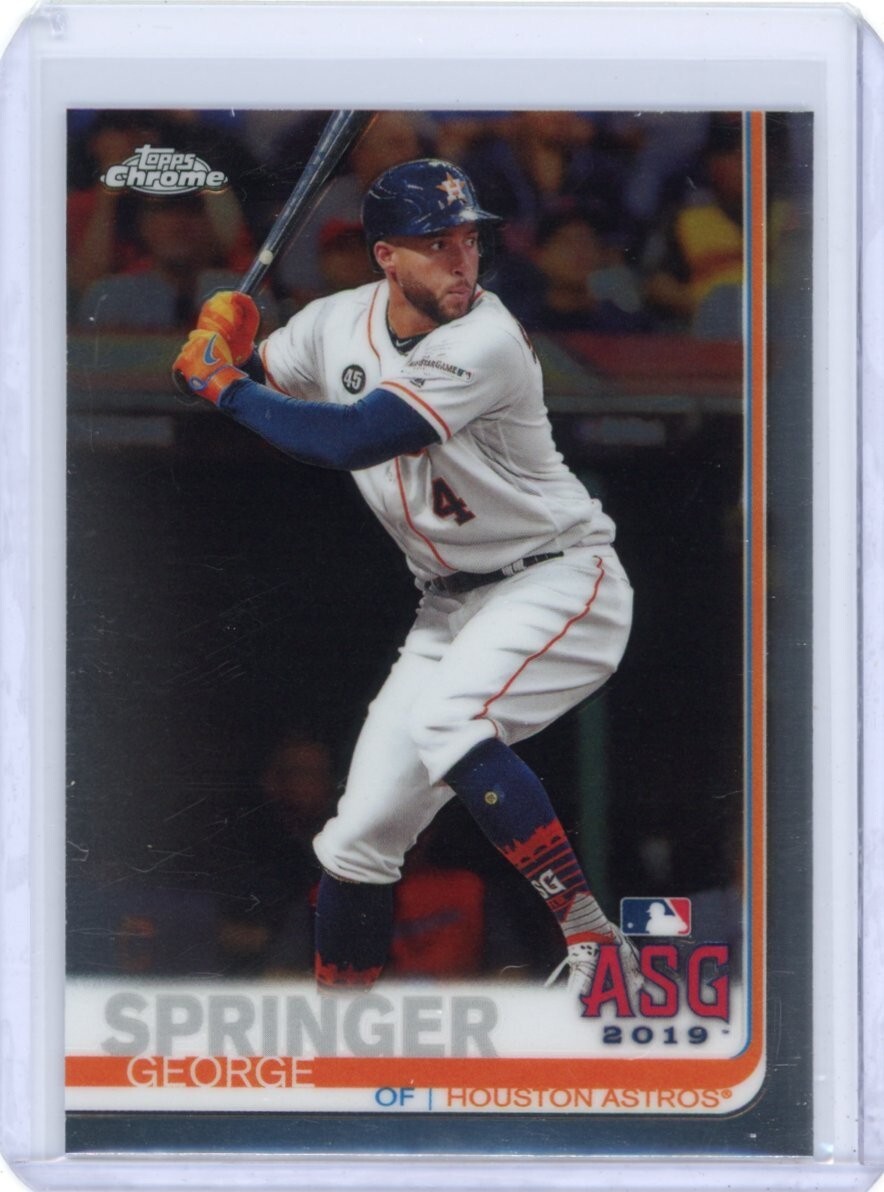 2019 Topps George Chrome Springer All Star Game - Houston Astros | eBay