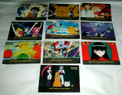 Pokemon Topps TV Animation Cards lot of 10 | eBay