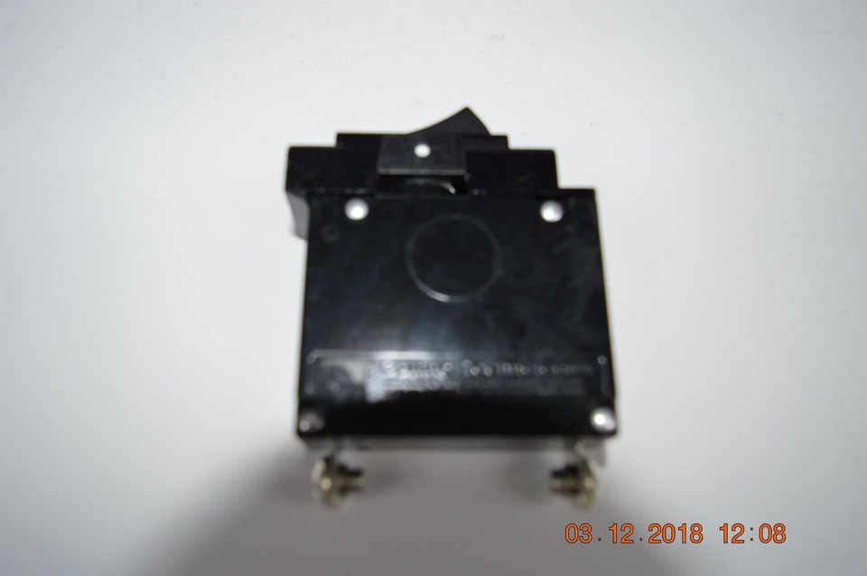 NEW OEM SEA RAY BREAKER ROCKER 15 AMP SGL POLE WHITE AC/DC SEARAY PART ...
