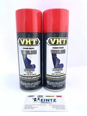 VHT SP962(2pack) RED Vinyl Dye Carpet Dashboard Vinyl Seats Trunk ...