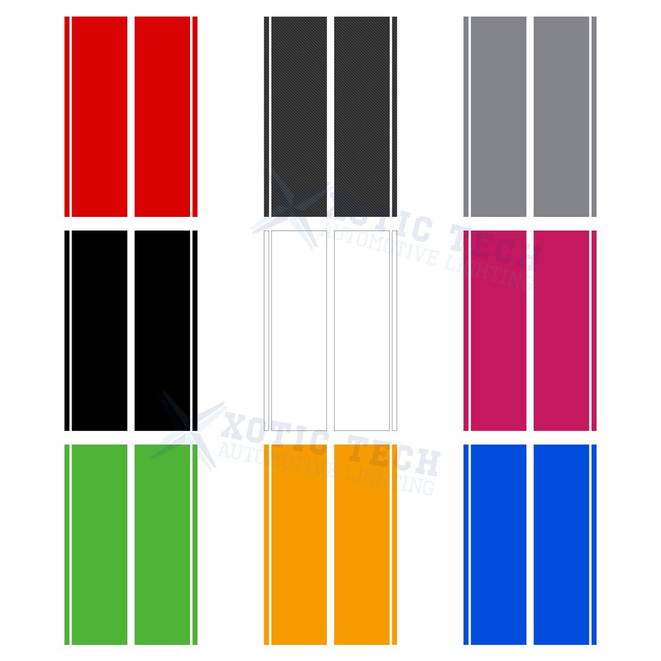 Truck Car Decals, Fenders Hash Marks Racing Stripes Vinyl Stickers ...