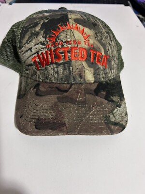 The Original Twisted Tea Hard Iced Tea Camo Snapback Ballcap /Hat | eBay
