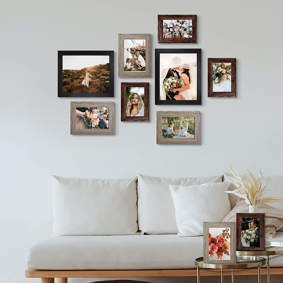 10-PK Picture Frames - Photo Frames Collage Set for Gallery Wall 8x10 ...