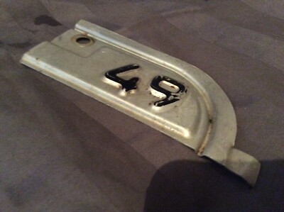 Antique 1949 aluminum license plate registration tag | eBay