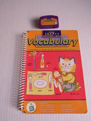 LeapFrog Leap 1 Vocabulary Best Little Word Book Ever! Book / Cartridge ...