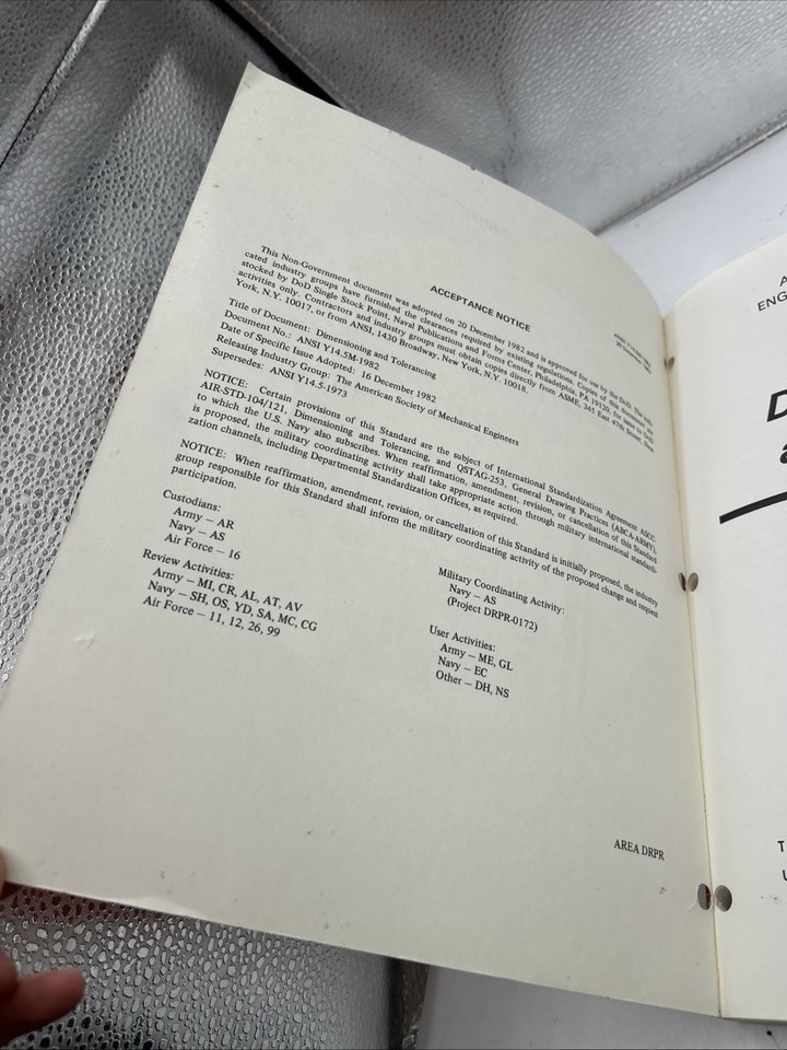 Dimensioning and Tolerancing: ASME Y14.5M (Engineering Drawing and ...