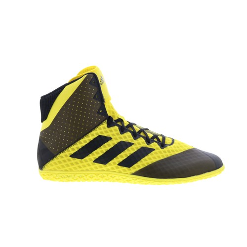 Adidas Mat Wizard 4 AC8708 Mens Yellow Mesh Athletic Wrestling Shoes | eBay