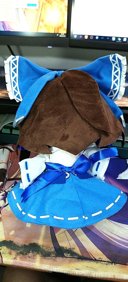 TouHou Project Fumo 20CM Plush blueHakurei Reimu Toy Doll Christmas ...