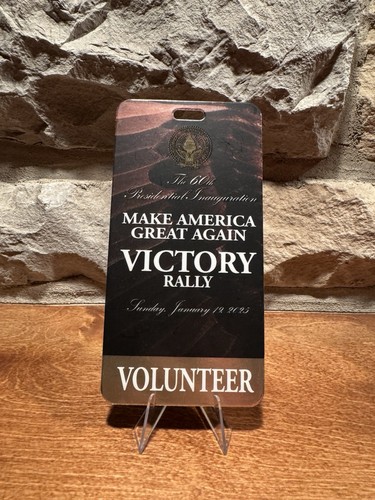 Trump Inauguration MAGA Victory Rally Pass Presidential Inauguration ...