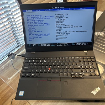 Lenovo ThinkPad P51s 15.6" i7-6500U 8GB 120GB SSD Quadro M520 W11 P ...