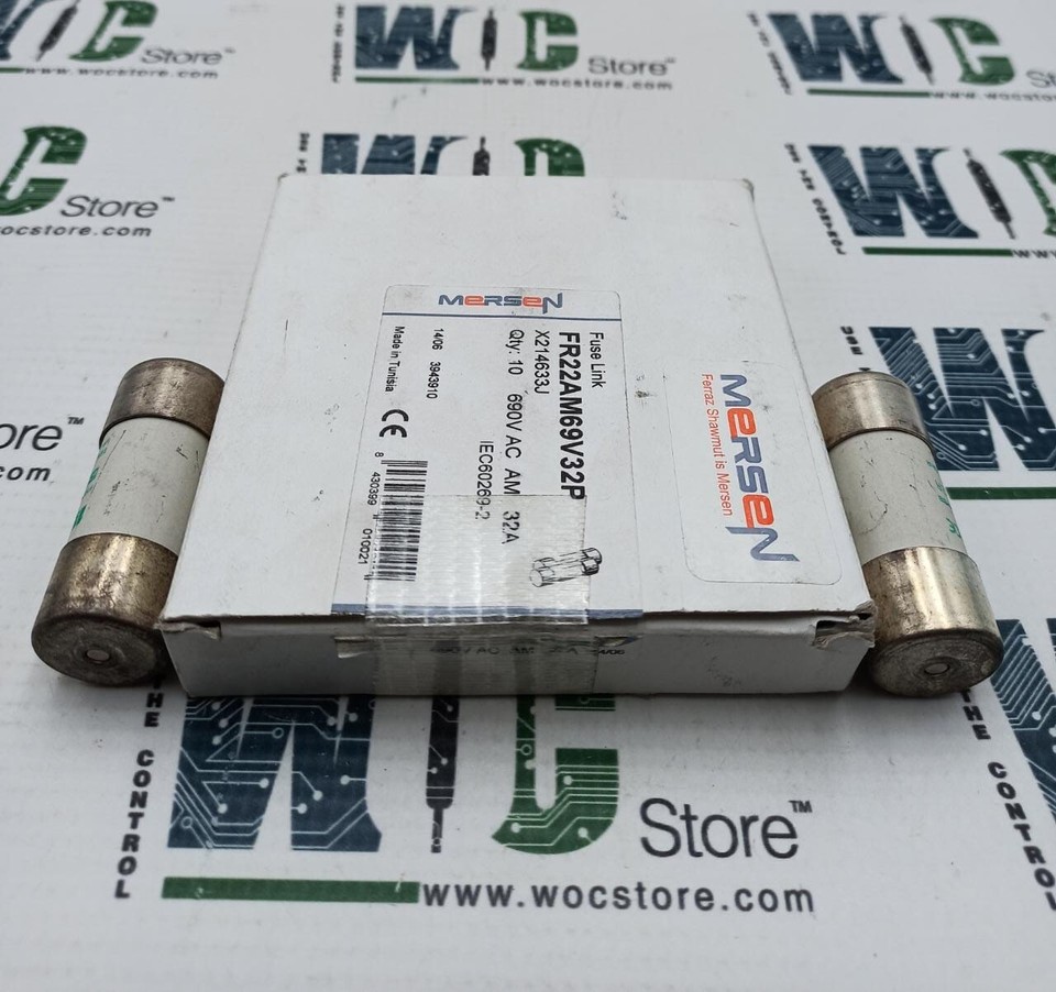 FR22AM69V32P X214633J MERSEN 690V AC, 32A FUSES (10 PIECES) SL NO ...