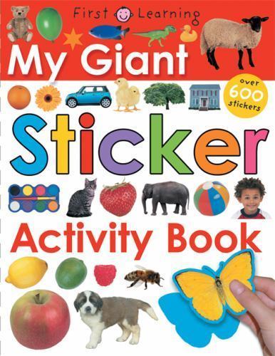 My Giant Sticker Activity Book; First Learning- Priddy, 9780312490997 ...