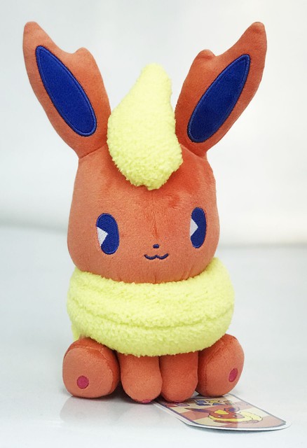 Pokemon Center Original Plush Doll Mix AU Lait Flareon Official ...