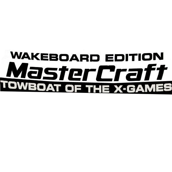 Mastercraft Boat Decal Sticker | Wakeboard X-Games Edition | eBay