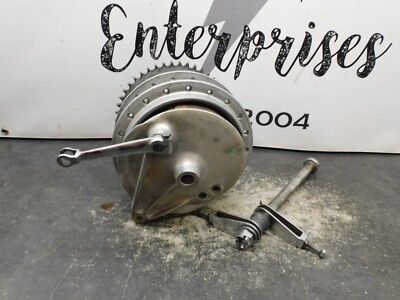 1969-70 Honda CB 70 CB750 Sandcast 2 Hole Rear Wheel hub & Backing ...