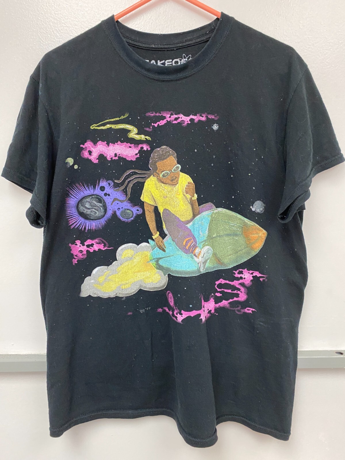 2018 Takeoff The Last Rocket Black Men's Medium T-Shi… - Gem