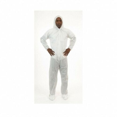 Shieldtech 25 Coveralls Tri-Cuff Hood & Boots, Elastic Wrist 2XL - 1 Count | eBay
