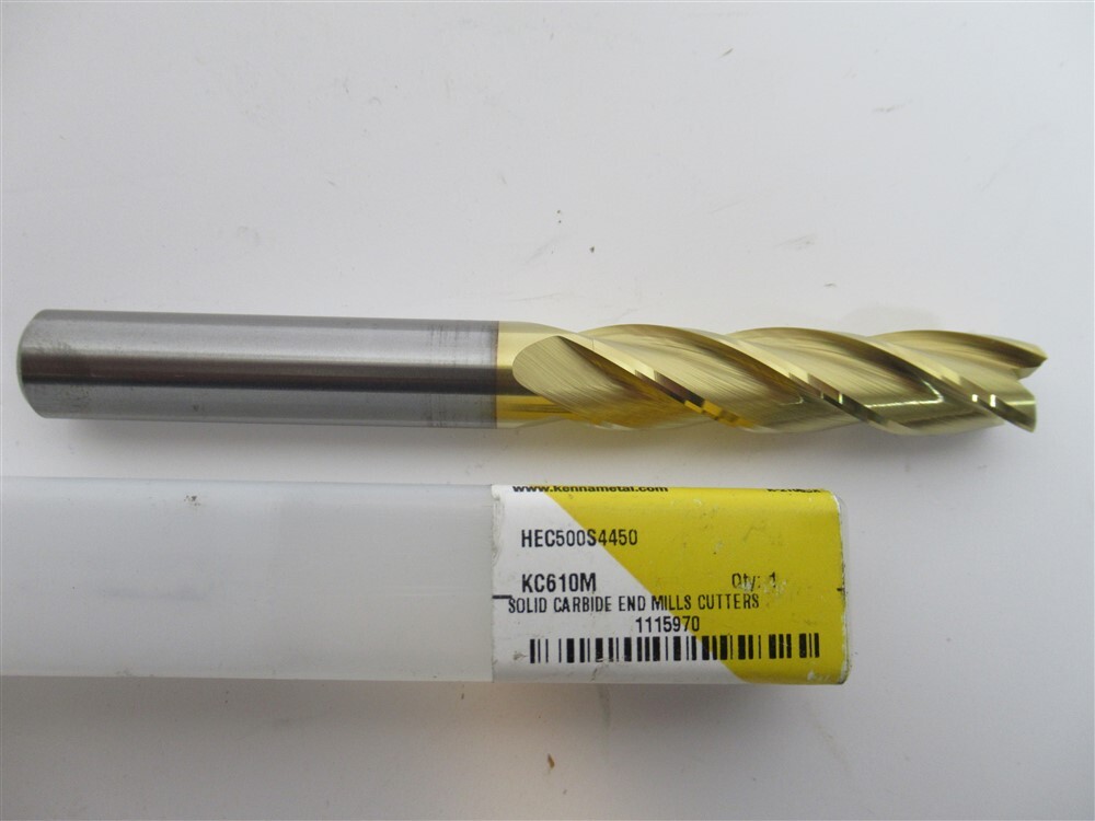 Kennametal 1115970 1/2" Solid Carbide Square End Mill Bit | eBay