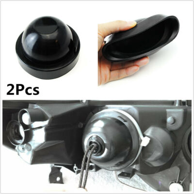 2X 90mm Car LED HID Headlight Install Kit PVC Rubber Housing Seal Cap ...