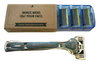 Dollar Shave Club Executive Razor Handle + 4 Cartridges Razor Refill | eBay