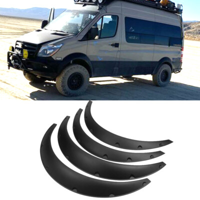 For Ford Transit MK7 4.5" Fender Flares Wheel Arch Extra Wide Body Kit ...