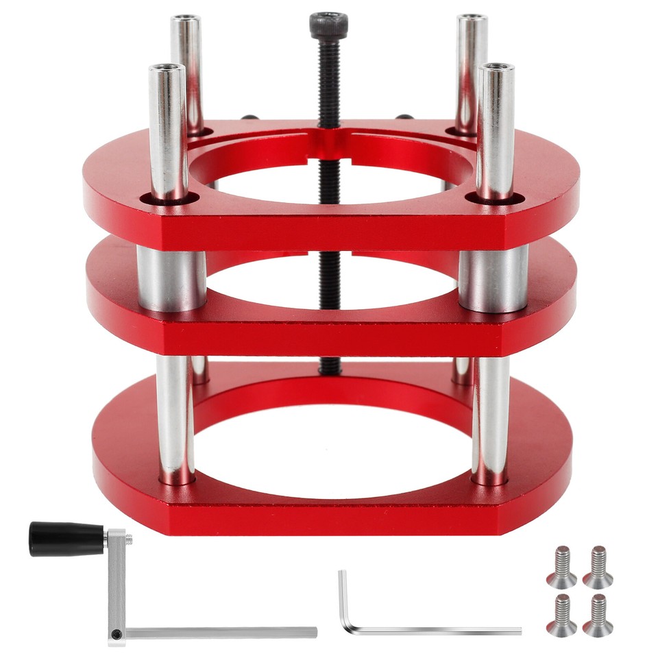 Router Lift Base Aluminium Alloy 4 Jaw Clamping Router Table Lifting ...