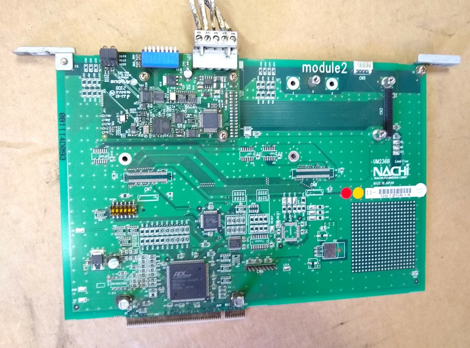 Nachi PC PCB Printed Circuit Board UM236B Module 1 & 2 Anybus M00425 11 ...