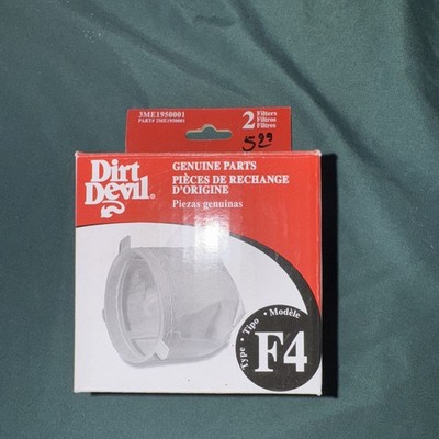 Dirt Devil F4 Filter - Part# 2ME1950001 - 2 Filters in box | eBay