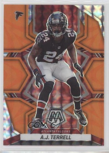 2022 Panini Mosaic Reactive Orange Mosaic Prizm AJ Terrell #11 | eBay