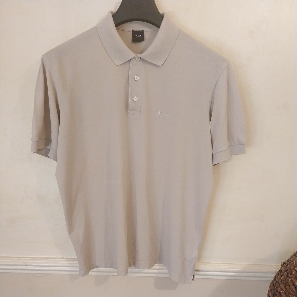 Men's Hugo Boss Polo Shirt Size 2XL PTP Is 24 Inches Please Read ...