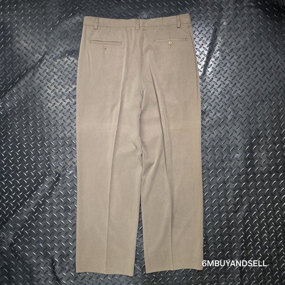 Joseph & Feiss Men's 36x29 Hi-Rise Silk Pants Trousers Classic Vintage ...