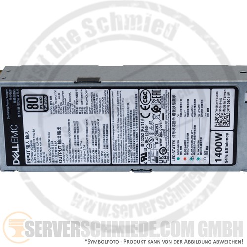 Dell 1400W R650 R750 R6525 R7525 Power Supply PSU 80 Plus Platinum ...