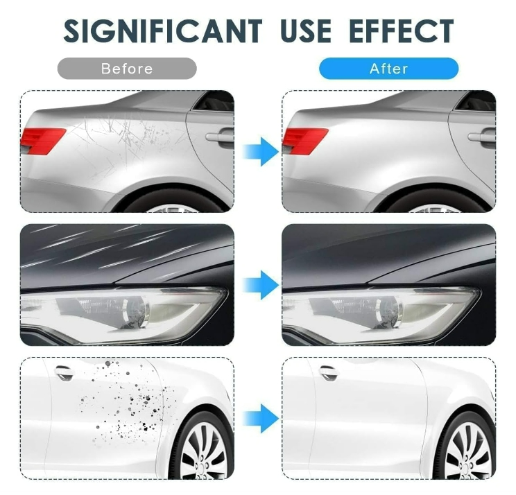 2 Pcs Nano Sparkle Cloth for Car Scratches Remover Magic Wipe Clean ...