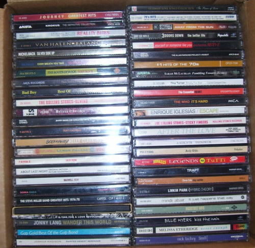Lot of 50 Previously Played Rock and Pop CD's | eBay
