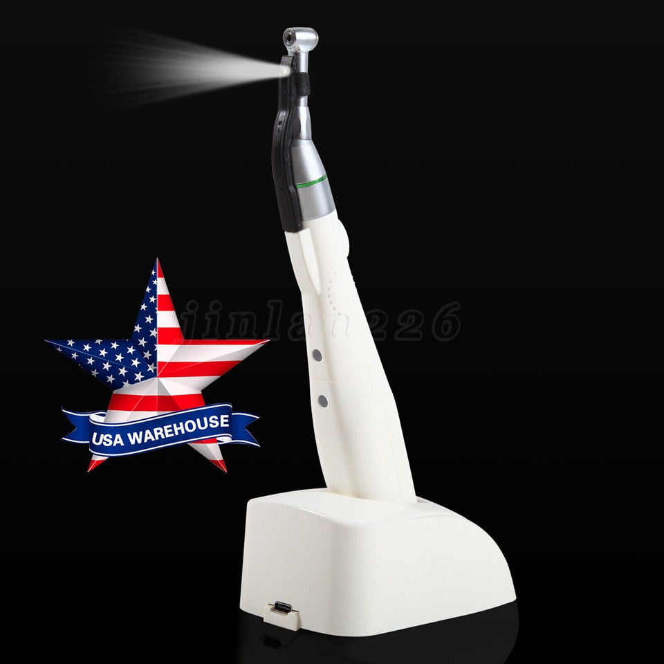 Dental Wireless 16:1 Mini Endo Motor LED Handpiece / Root Canal Apex ...