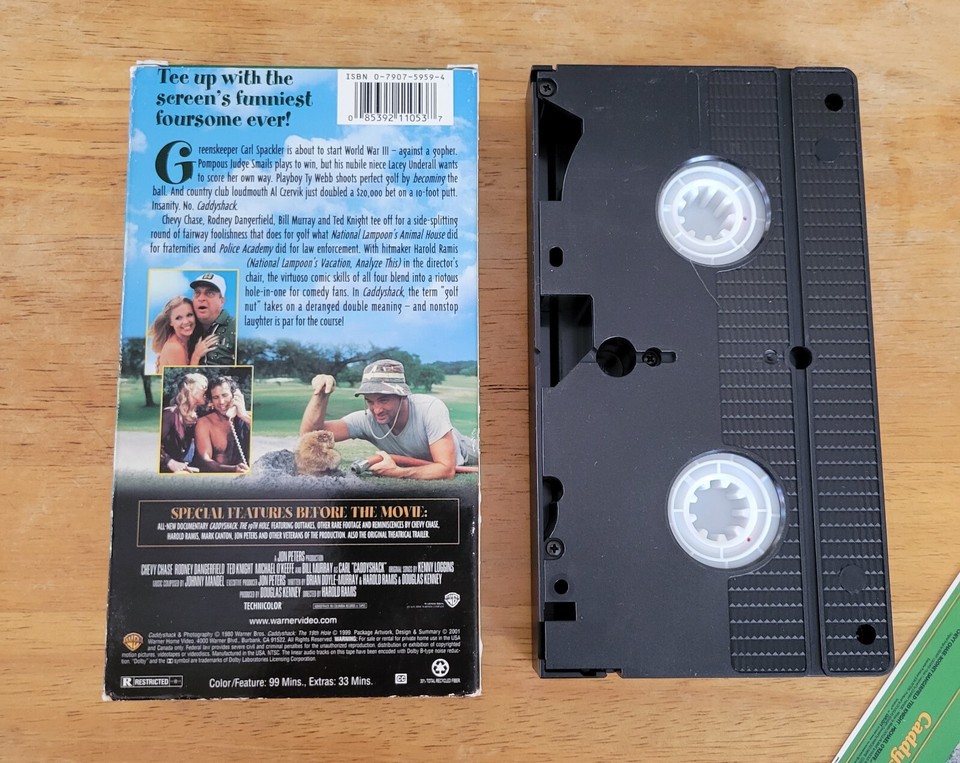Caddyshack (VHS, 2001, Special Edition) 85392110537 | eBay