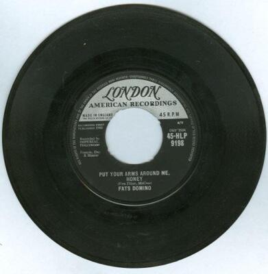 Fats Domino Sings Three Nights a Week and Put Your Arms Around Me 45RPM ...