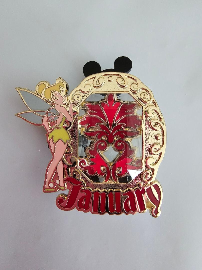 Disney Pin Tinker Bell Trinkets Birthstone Collection JANUARY Pin | eBay