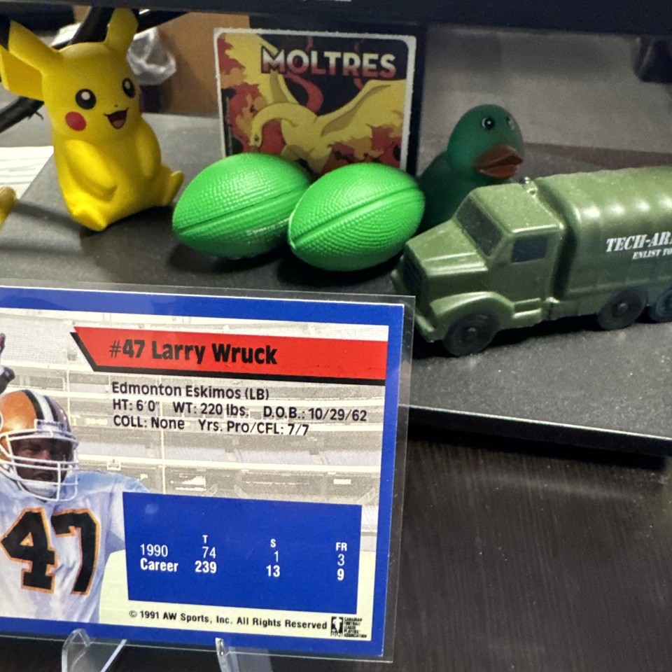 1991 All World CFL Larry Wruck Edmonton Eskimos #48 Free Ship | eBay