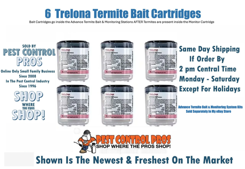 6 pack Advance Trelona Termite Control Bait Cartridges TBC | eBay