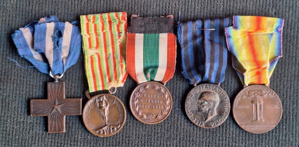 Militaria WW1 - 5 Medals Merit, Bronze, Unit, Gratitude, Africa | eBay