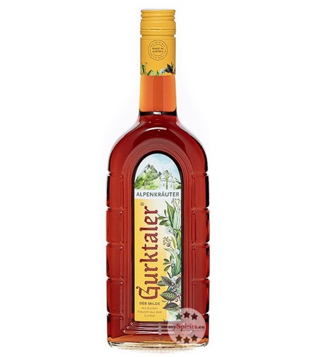Gurktaler Alpenkräuter Kräuterlikör / 27 % vol. / 0,7 Liter-Flasche ...