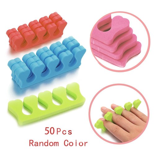 DIY Pedicure Soft Nail Care Nail Art Tools Finger Toe Separator Sponge ...