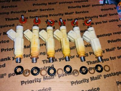 6 - BOSCH 36lb Fuel Injectors VW VR6 Porsche 911 BMW M3 M30 E30 E28 E36 ...