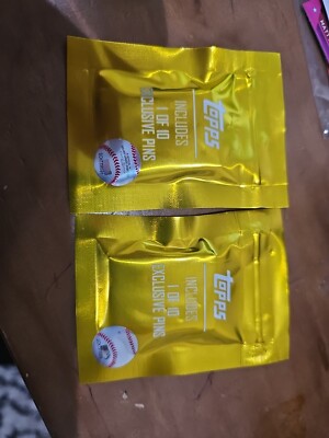 5 X Lot 2023 Topps Update Super Box Exclusive Enamel Trading Card Pin ...