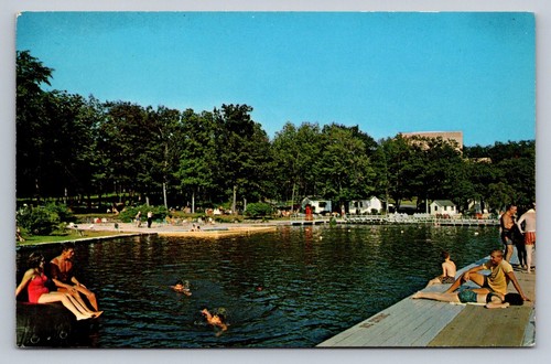Postcard Pennsylvania Unity House Pocono Mts Pool Chrome 1966 G258 | eBay