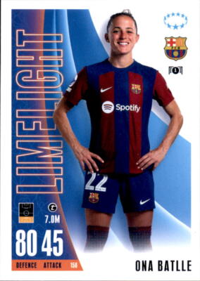 Champions League EXTRA 2023/24 Card 158 - Ona Battle - UWCL Limelight ...